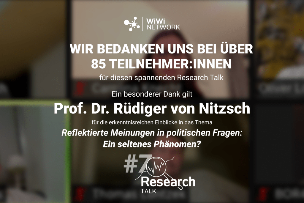 Research Talk #7 – Prof. Dr. Rüdiger von Nitzsch über Reflektierte ...